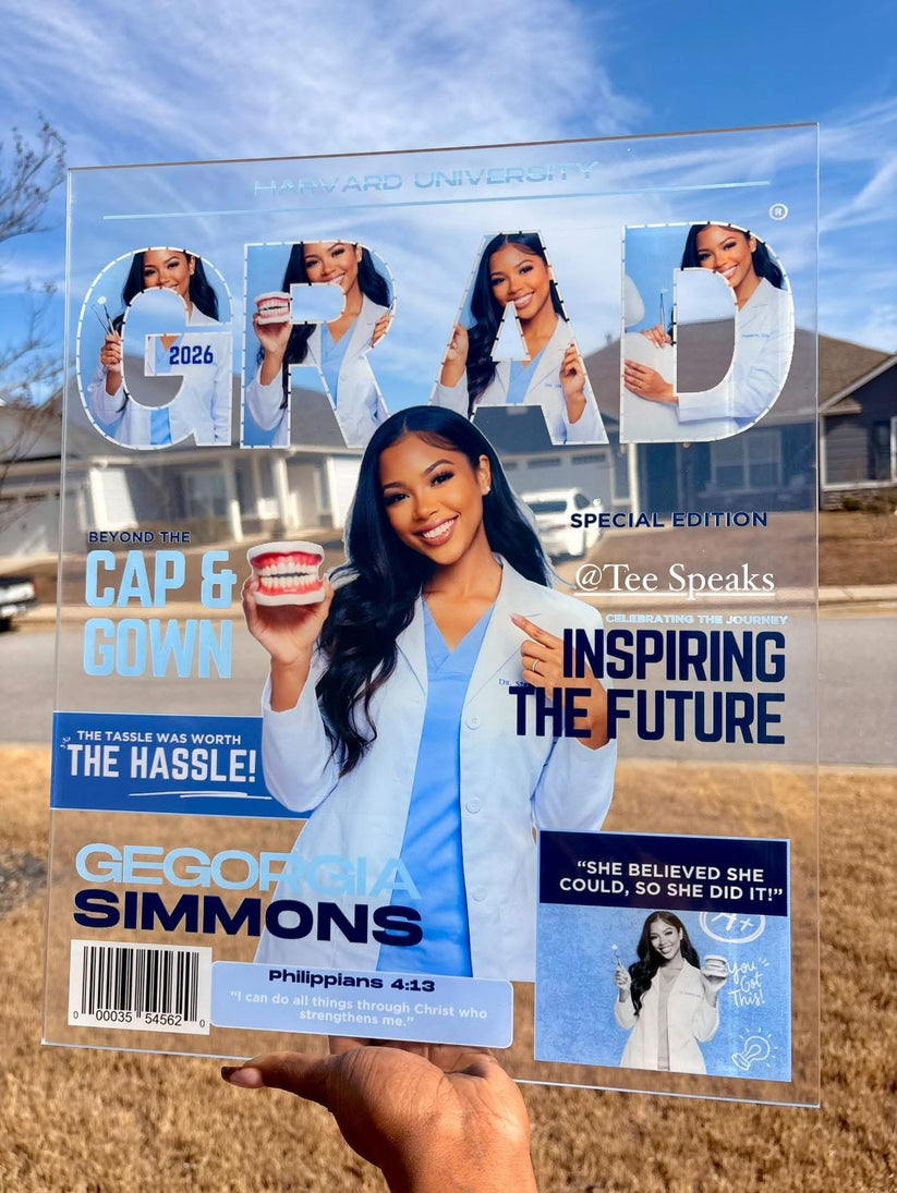 Grad Acrylic Magazine – Seven16 Printing & Apparel
